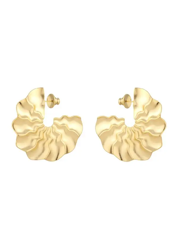 Maria Frering Sculptural Hoop Earrings