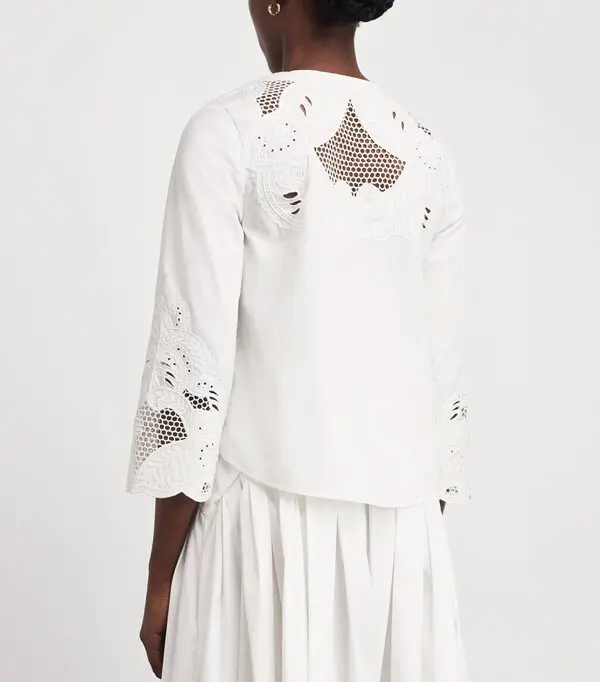 Veronica Beard Cotton Suniva Blouse