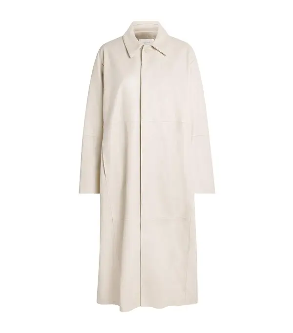 LAUREN MANOOGIAN Nappa Leather Car Coat