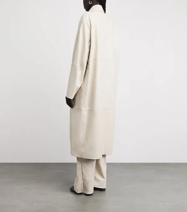 LAUREN MANOOGIAN Nappa Leather Car Coat