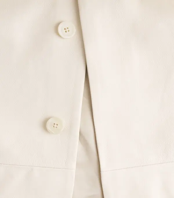 LAUREN MANOOGIAN Nappa Leather Car Coat