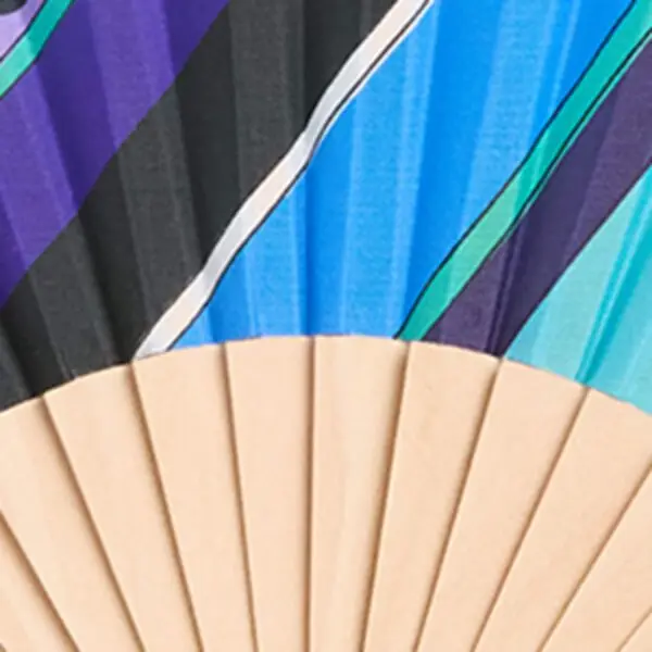 Emilio Pucci Silk Vivara Fan
