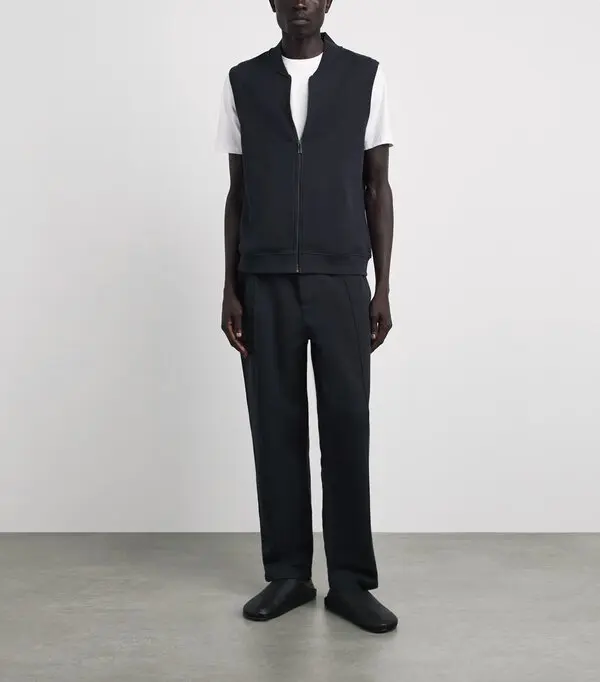 Harrods Cotton Jersey Logo Gilet