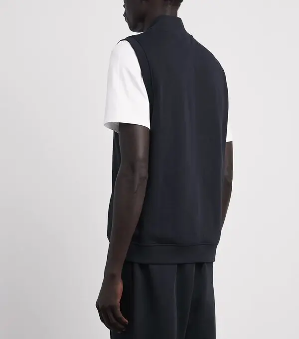 Harrods Cotton Jersey Logo Gilet
