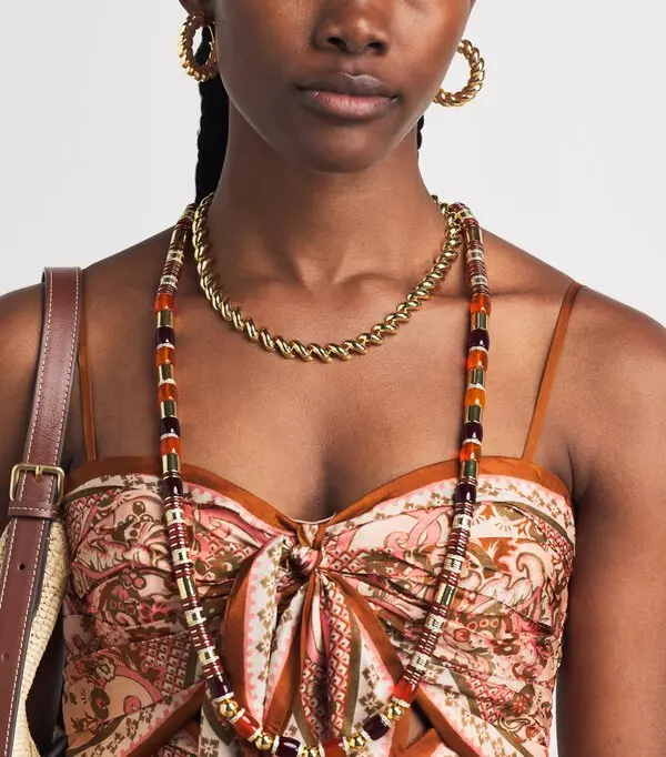 Eddie Borgo Plated Torsade Hoop Earrings
