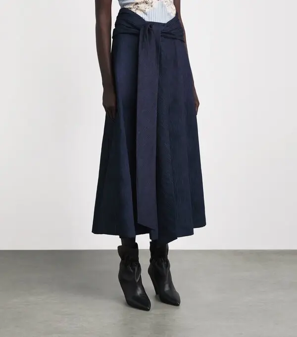 Gabriela Hearst Denim Zivan Maxi Skirt