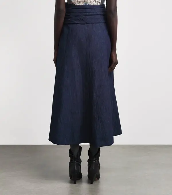 Gabriela Hearst Denim Zivan Maxi Skirt