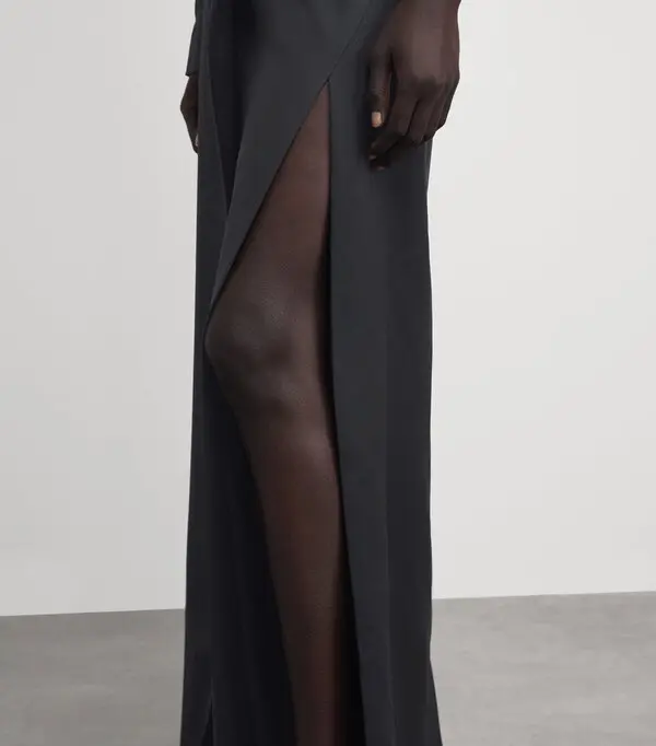 Camilla And Marc Virgin Wool One-shoulder Maxi Dress