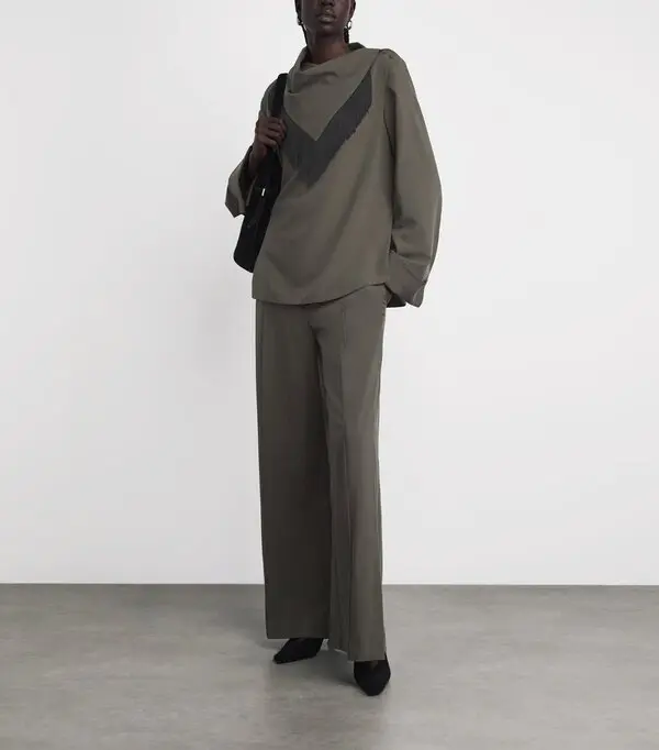 Camilla And Marc Draped-neck Una Shirt