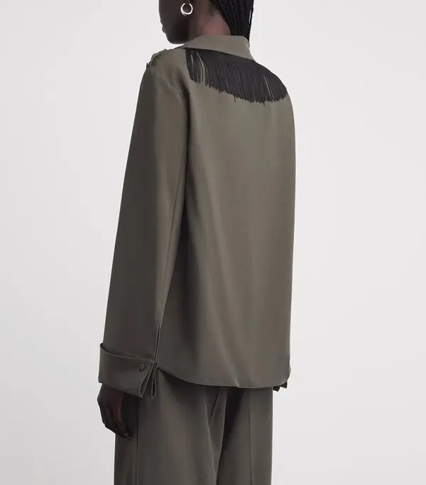 Camilla And Marc Draped-neck Una Shirt