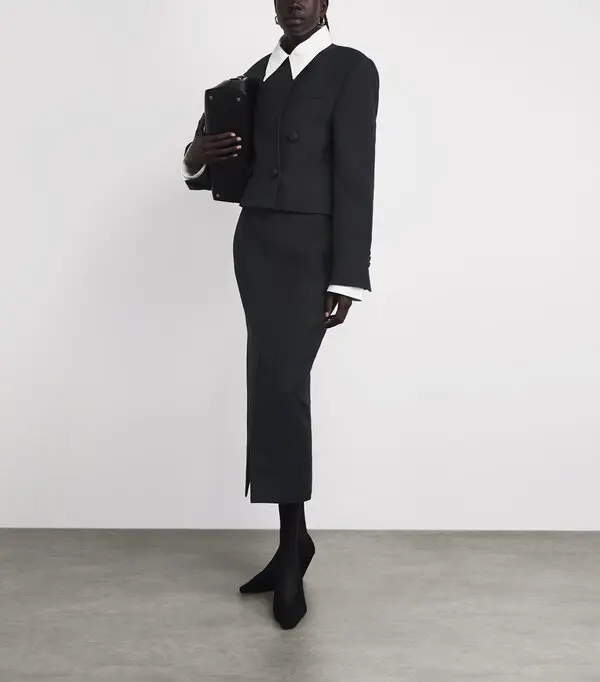 Camilla And Marc Double-breasted Cropped Blazer