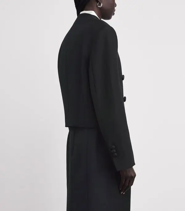 Camilla And Marc Double-breasted Cropped Blazer