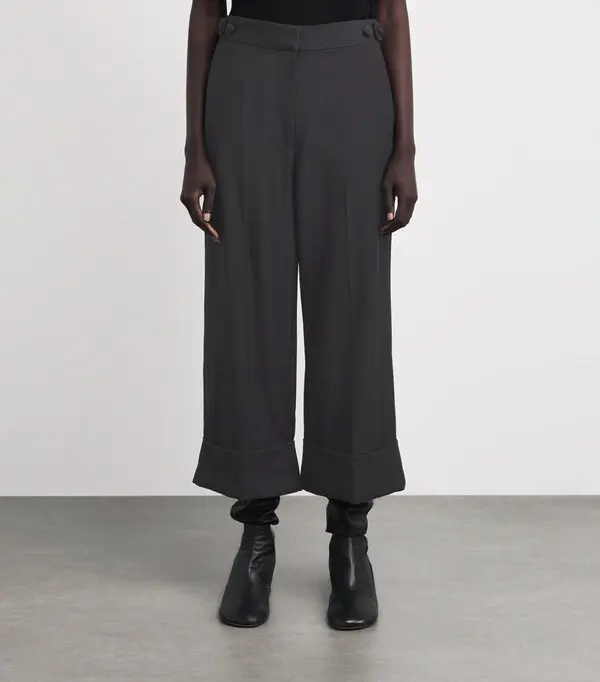 Camilla And Marc Wool Cropped Caius Manstyle Trousers