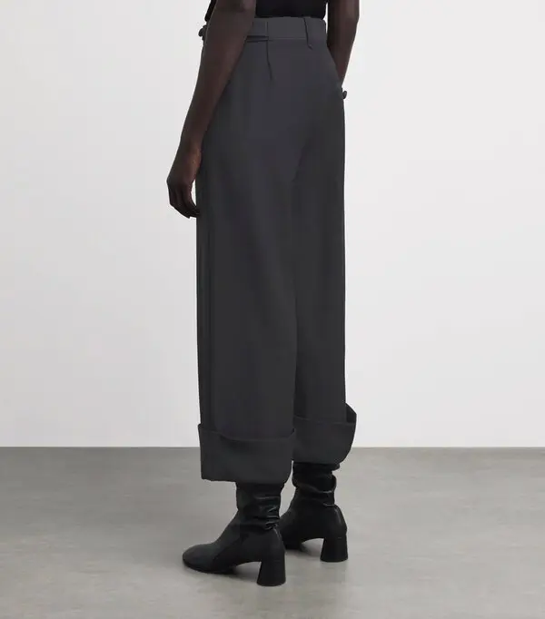 Camilla And Marc Wool Cropped Caius Manstyle Trousers
