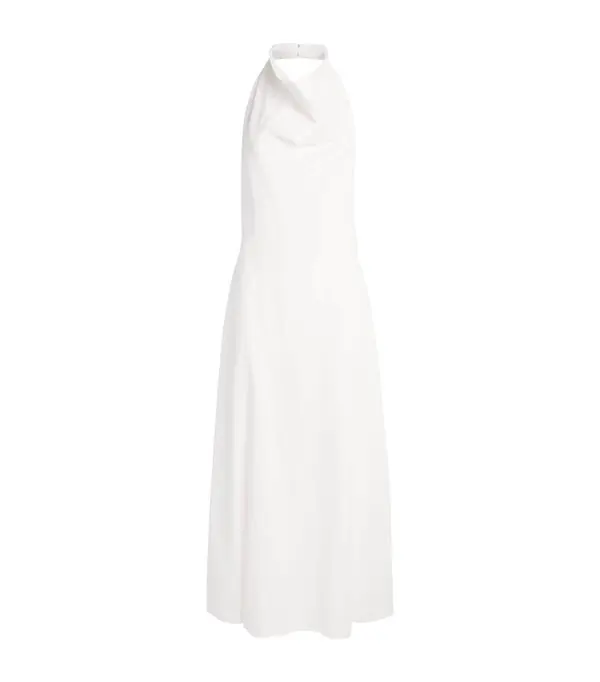 Camilla And Marc Grace Halterneck Maxi Dress - White