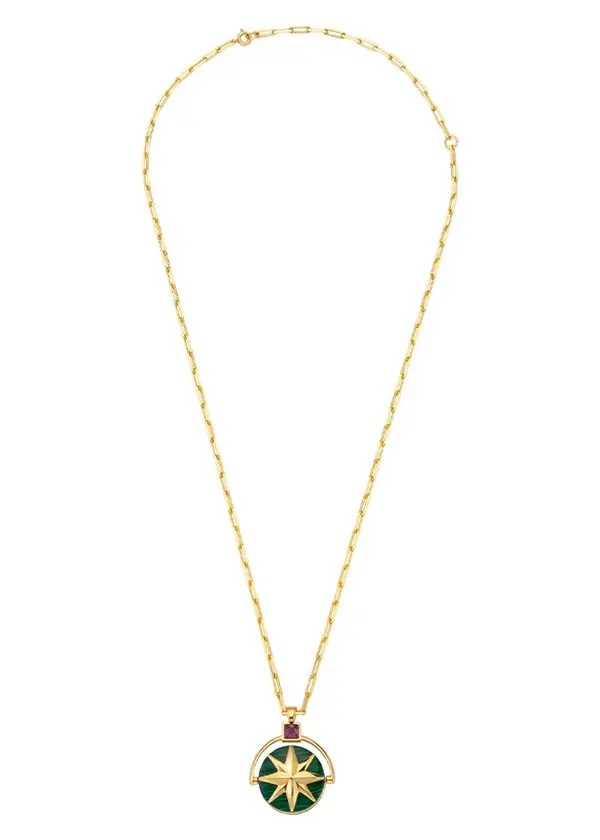 Maria Frering Giotto Gemstone Pendant Necklace