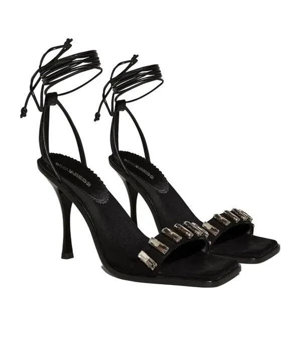 Dsquared2 Square-headed High-heeled Sandals