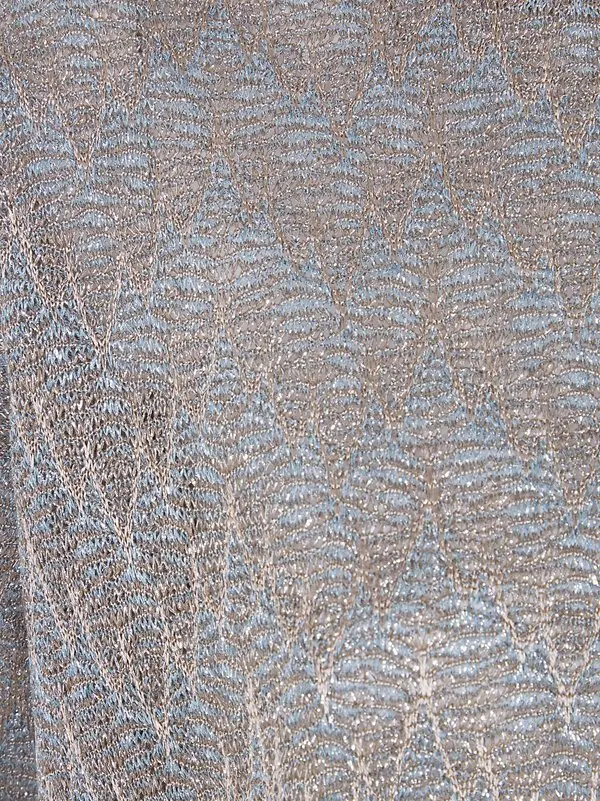 D.exterior Patterned Short-sleeve Knitted Sweater