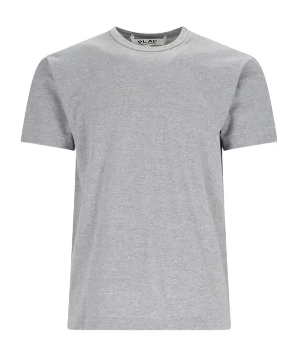 Play Comme Des Garcon Comme Des Garçons Play Logo Patch Crewneck T-shirt