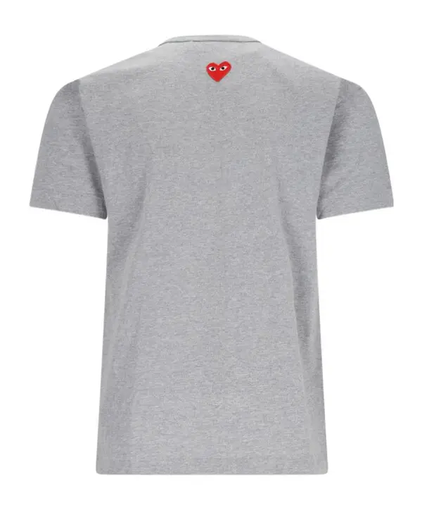 Play Comme Des Garcon Comme Des Garçons Play Logo Patch Crewneck T-shirt