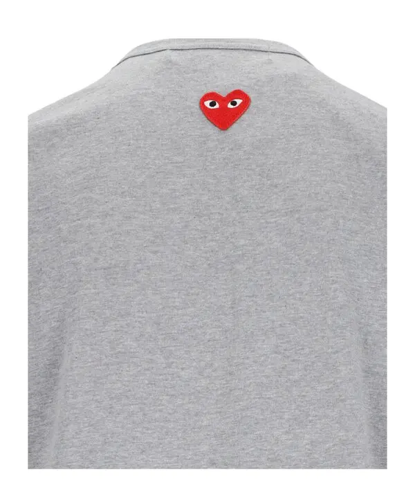 Play Comme Des Garcon Comme Des Garçons Play Logo Patch Crewneck T-shirt