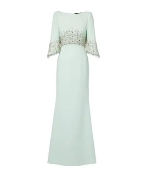 Jenny Packham Electra Embellished Gown - White