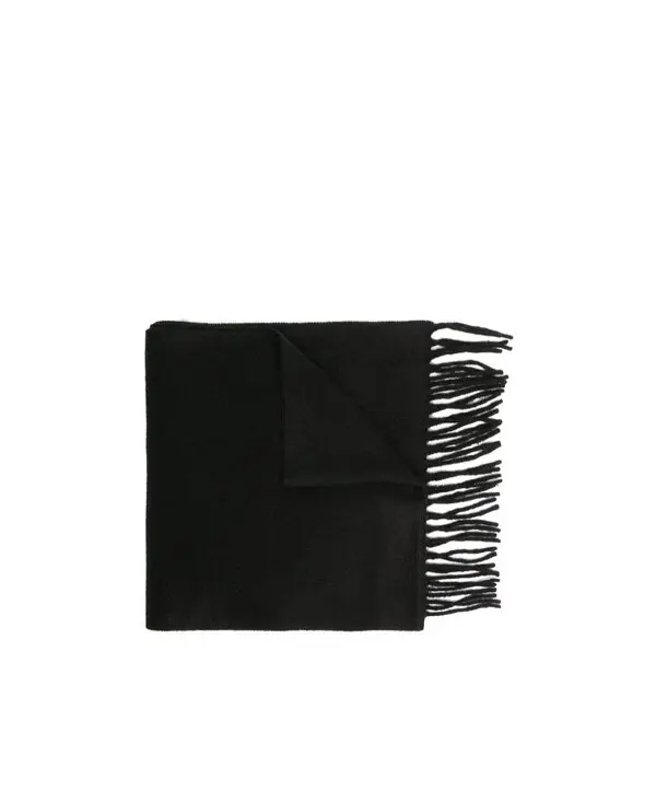 Polo Ralph Lauren Logo Embroidered Fringed Scarf