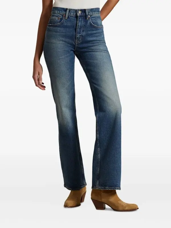 Polo Ralph Lauren Flared Jeans With Faded Wash