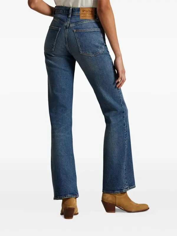 Polo Ralph Lauren Flared Jeans With Faded Wash