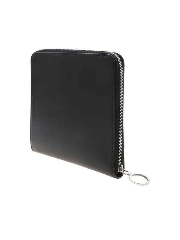Off-White Quote Printed Zip-up Wallet