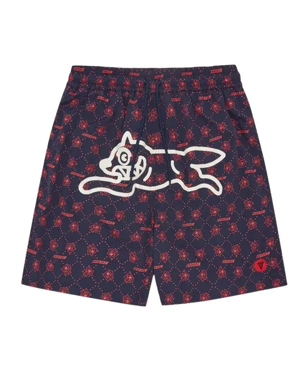 ICECREAM Logo Details On Swim Trunks