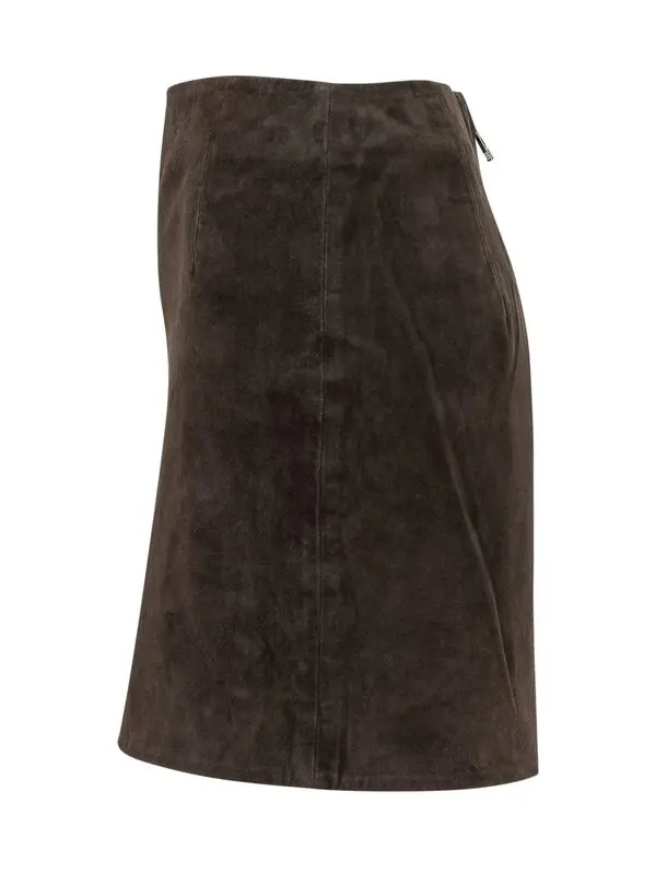ROTATE BY BIRGER CHRISTENSEN Zip-back Mini Skirt - Black