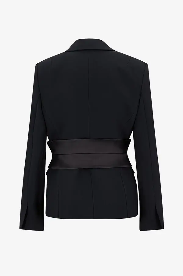 Ermanno Scervino Belted Lapel Blazer