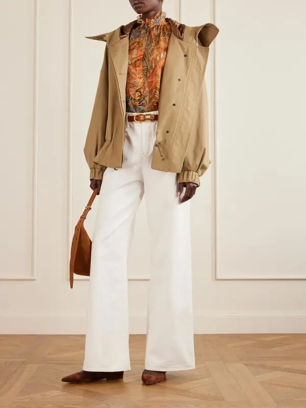 Etro Ruffled Paisley Print Shirt
