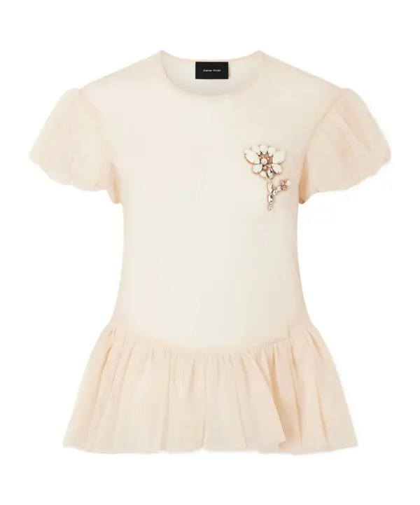Simone Rocha Top With Ruffles