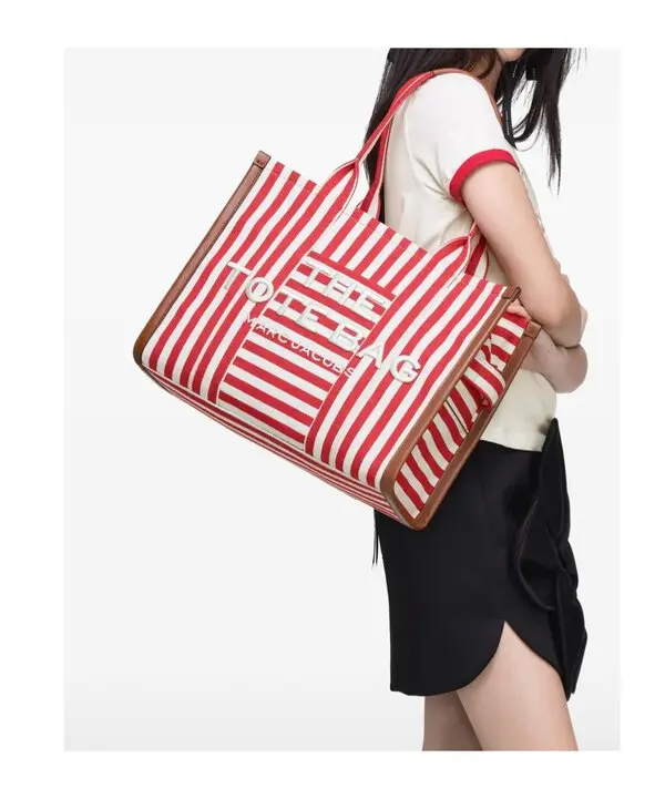 Marc Jacobs Striped Tote Bag