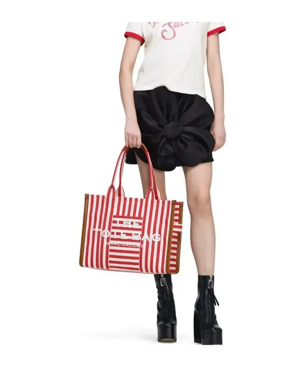 Marc Jacobs Striped Tote Bag
