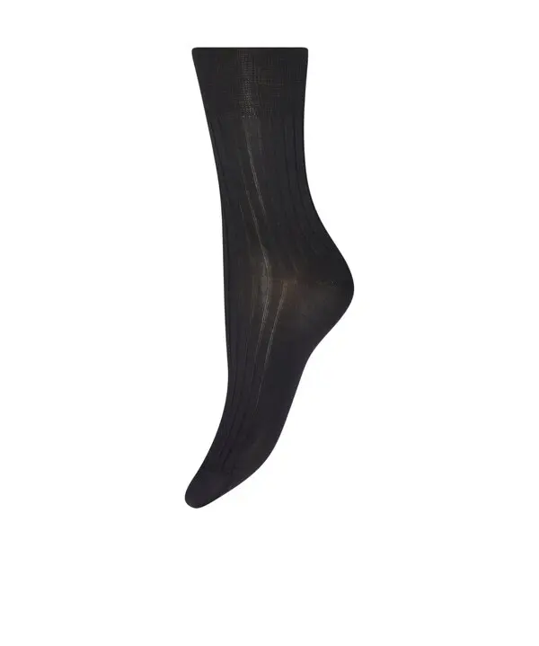 Wolford Luxury Cotton Rib Socks