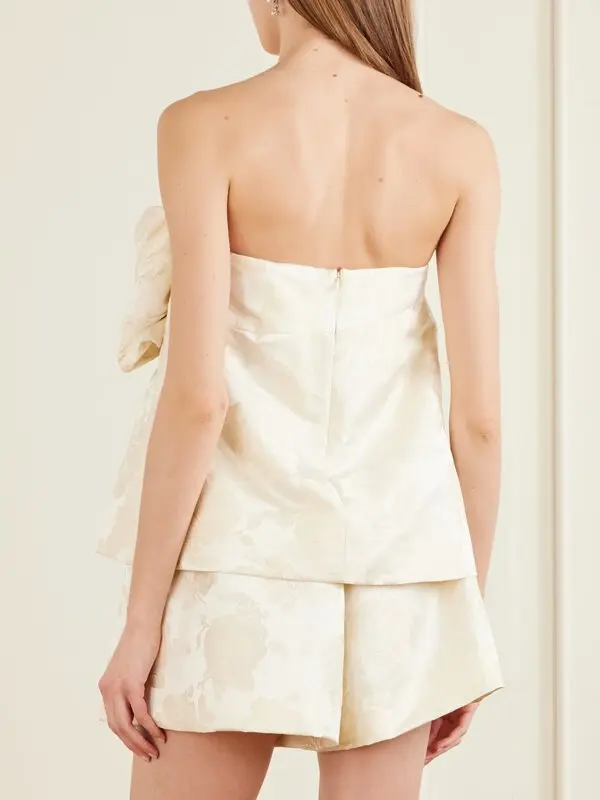 Simone Rocha Gathered Flower Top