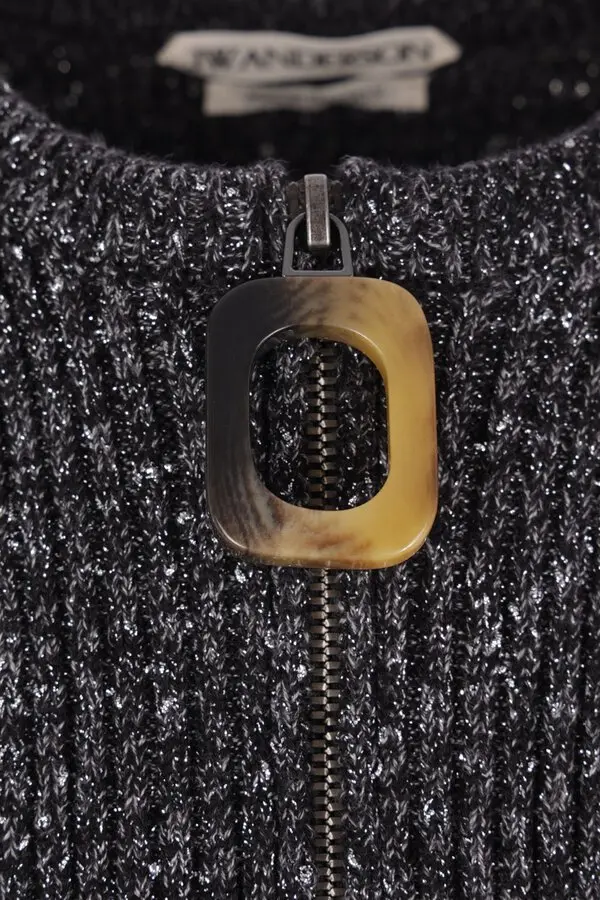 J.W.ANDERSON Ribbed-knit Zip-up Vest