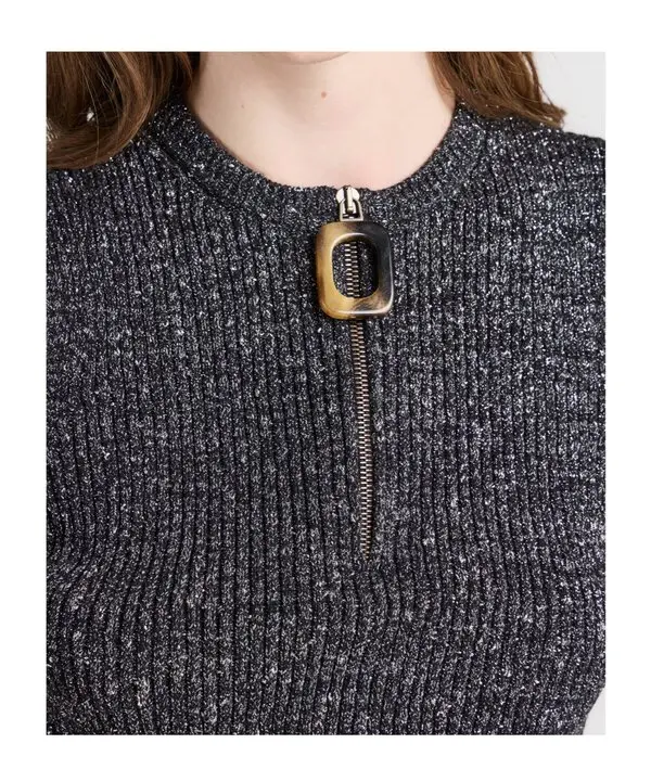 J.W.ANDERSON Ribbed-knit Zip-up Vest