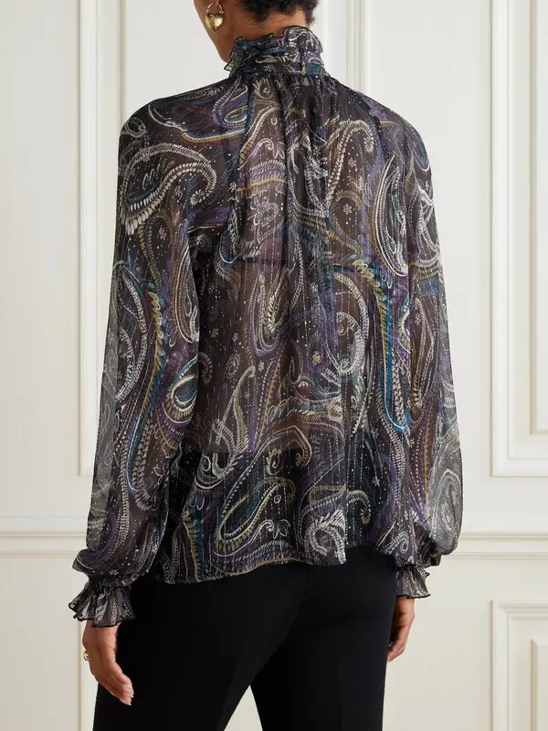 Etro Bow Print Shirt