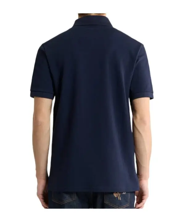 Etro Plain-coloured Cotton Polo Shirt With Printed Details