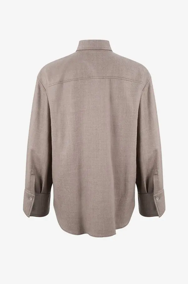 Brunello Cucinelli Monili Trim Button-fastening Shirt