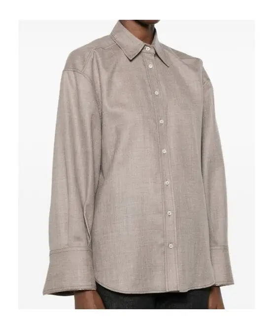 Brunello Cucinelli Monili Trim Button-fastening Shirt