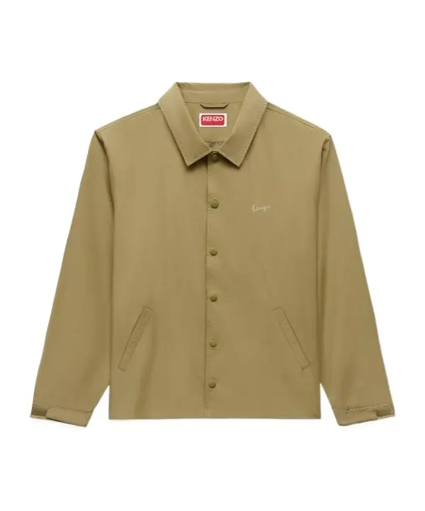 Kenzo Signature' Light Coach Jacket In Cotton Nylon