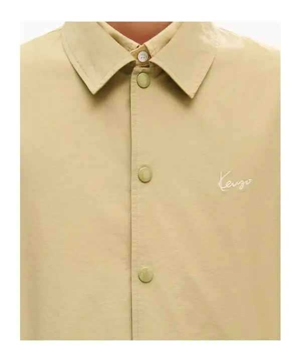Kenzo Signature' Light Coach Jacket In Cotton Nylon