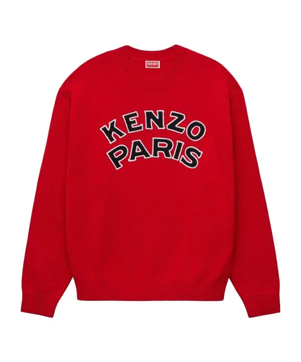 Kenzo Emblem' Jumper In Wool Cotton