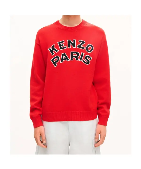 Kenzo Emblem' Jumper In Wool Cotton