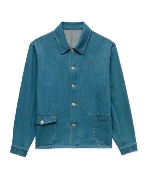 Kenzo Signature' Chore Jacket In Japanese Denim